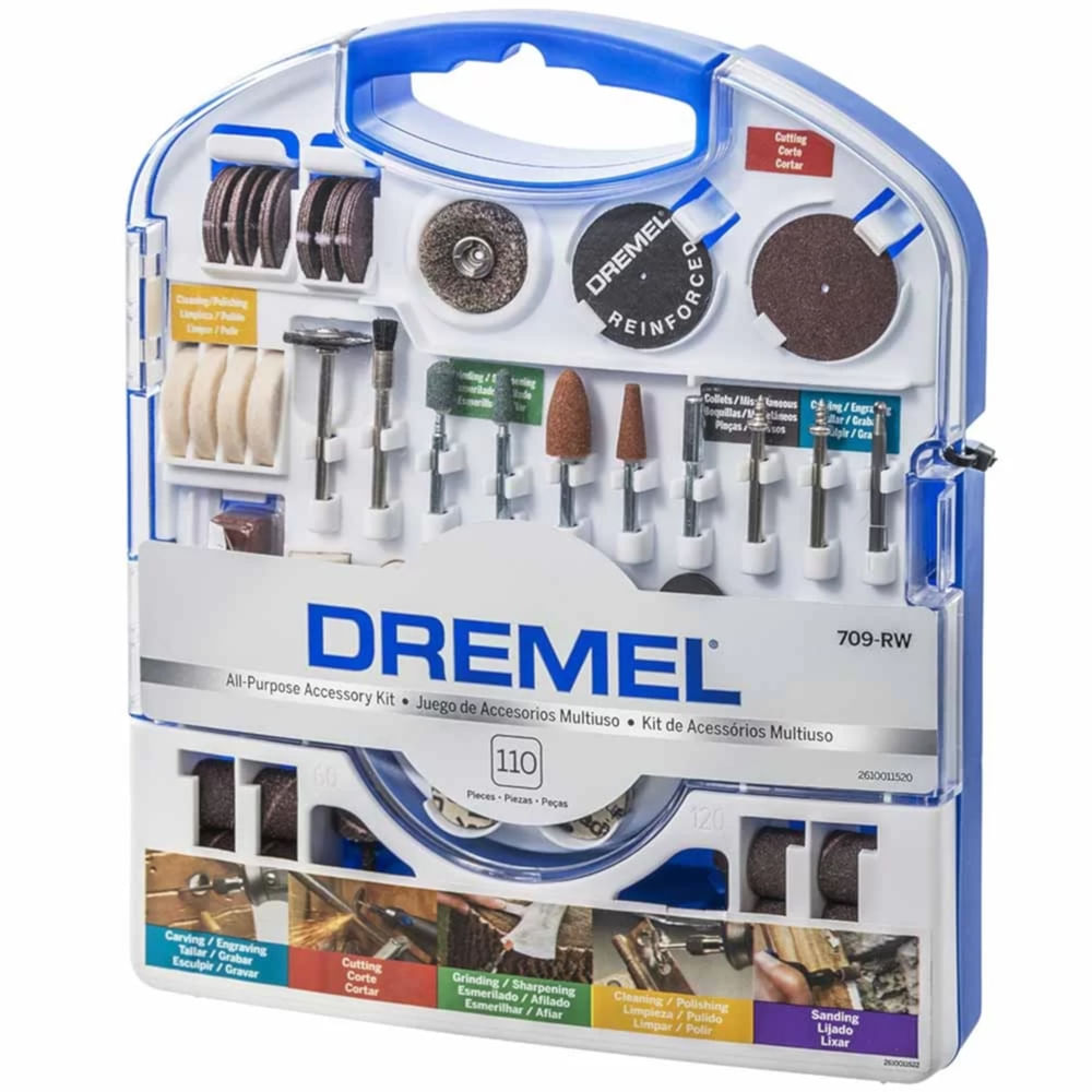 Kit Dremel 709 110 Peças Uso Geral Dremel - jurunense
