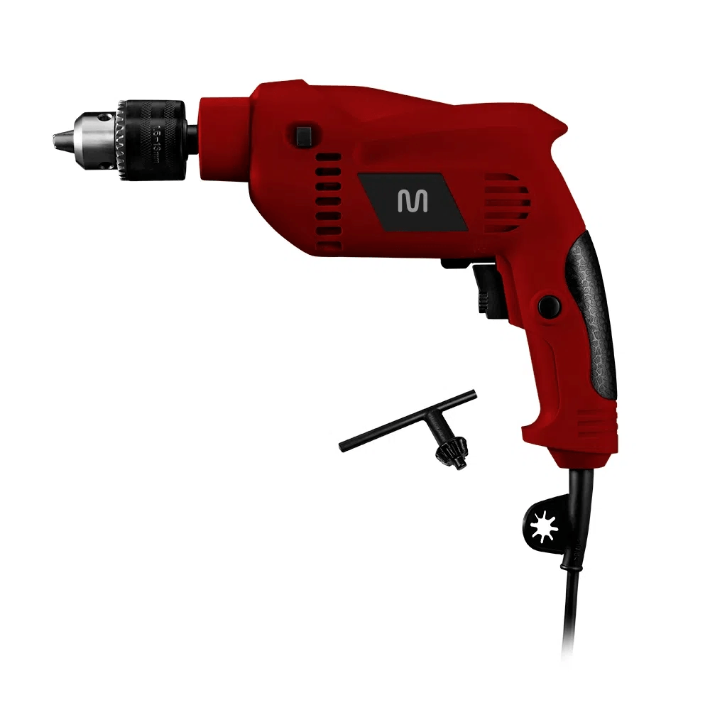 Furadeira Elétrica de Impacto 127V 600W Com 2 Velocidades Vermelha ...